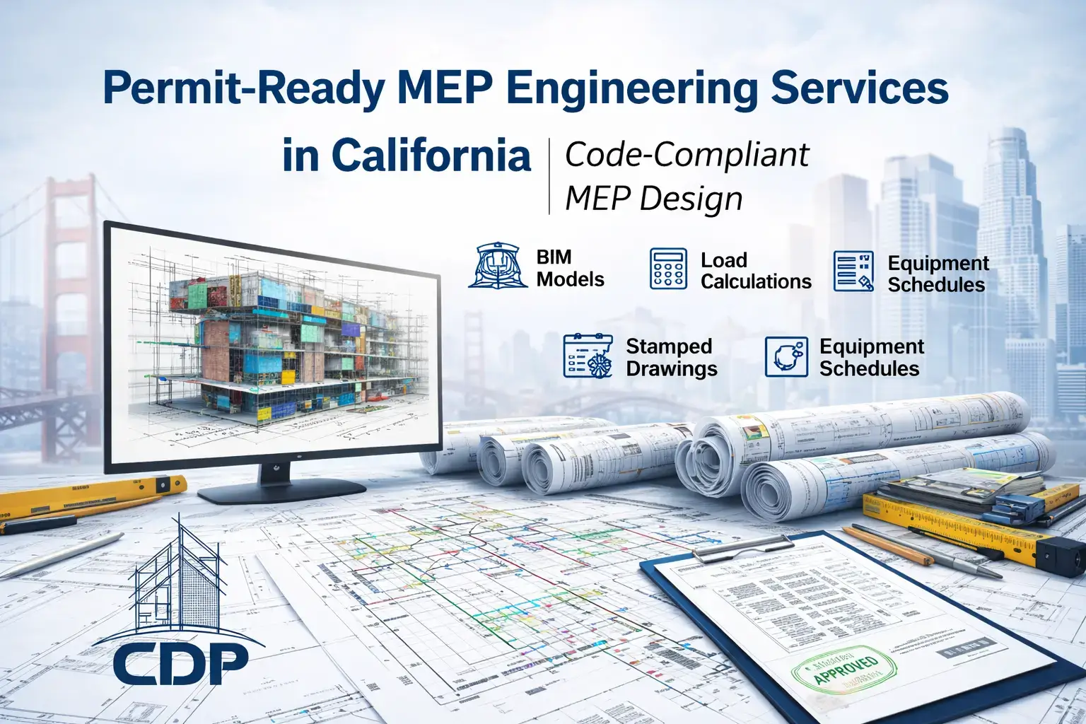 Permit-Ready MEP Engineering Services in California